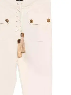 Elisabetta Franchi Drawstring Pocket Trousers