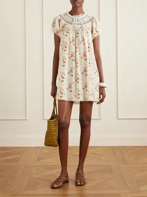 DÔEN Daphne Floral-print Mini Dress - Multi