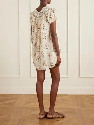 DÔEN Daphne Floral-print Mini Dress - Multi