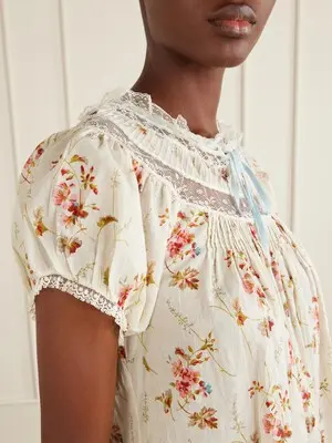 DÔEN Daphne Floral-print Mini Dress - Multi