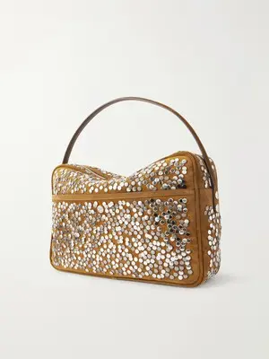 Acne Studios Embellished Suede Shoulder Bag