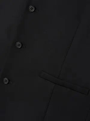 SSSTEIN Belted Wool-gabardine Vest