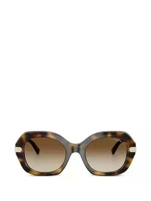 VOGUE EYEWEAR Geometric-frame Sunglasses - Brown