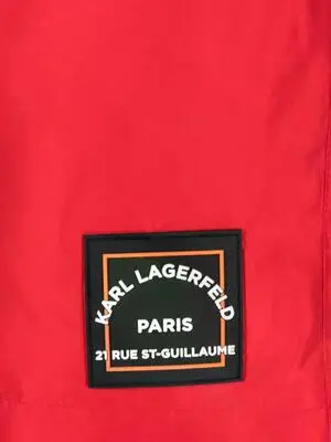 Karl Lagerfeld Logo-patch Swim Shorts