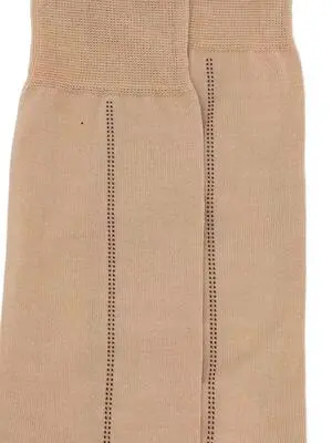Zegna Tonal-stitching Socks - Neutrals
