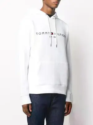 Tommy Hilfiger Embroidered Logo Drawstring Hoodie