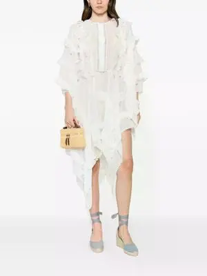 LES FILLES D'EVA Ruffled Asymmetric Dress