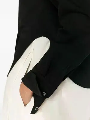COVERT Curved-hem Shirt - Black