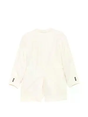 FRENKEN Belted Notched-lapel Blazer