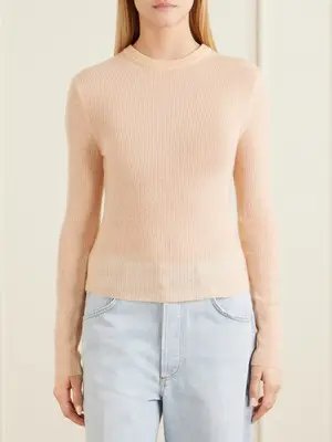 Citizens Of Humanity Alessia Wool And Cashmere-blend Sweater - Orange