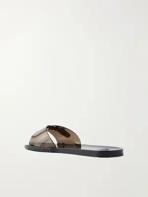 ANCIENT GREEK SANDALS Filia Jelly Pvc Slides - Black