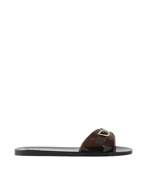 ANCIENT GREEK SANDALS Filia Jelly Pvc Slides - Black