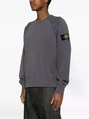 Stone Island Midweight Garment Dyed Crewneck Sweatshirt