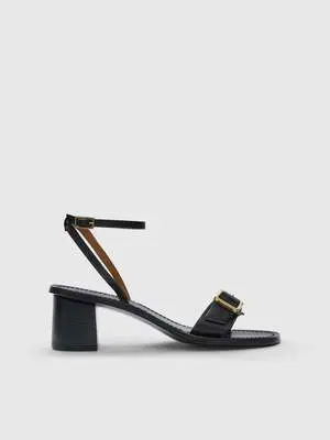 ATP ATELIER Mori Leather Ankle Strap Heels