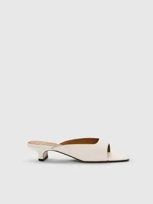 ATP ATELIER Tavenna Nappa Kitten Heels - Linen