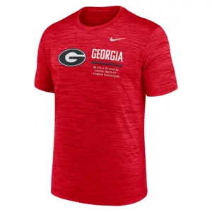 Nike Georgia Sideline Velocity Dri-fit College T-shirt - Red