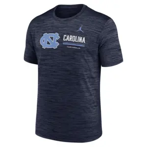 JORDAN North Carolina Sideline Velocity Brand Dri-fit College T-shirt - Blue