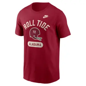 Nike Alabama Legacy Arch Helmet College T-shirt - Red