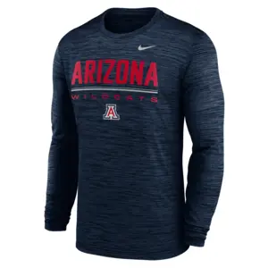 Nike Arizona Sideline Velocity Dri-fit College T-shirt - Blue