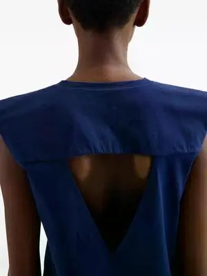 JIL SANDER Triangle Cut-out Top