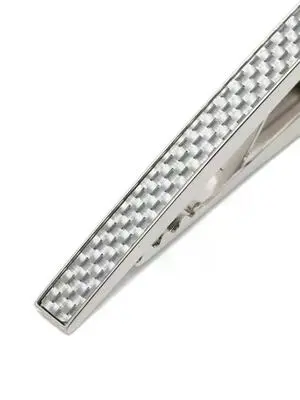 Tateossian D-shape Patterned Tie Clip