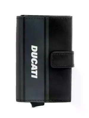 PIQUADRO X Ducati Pop-up Card Holder - Black
