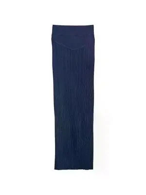 FLEUR DU MAL Ribbed-knit Maxi Skirt