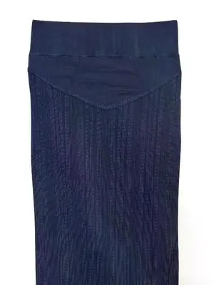 FLEUR DU MAL Ribbed-knit Maxi Skirt