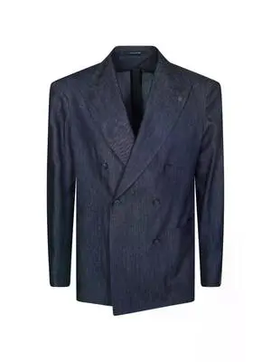 Tagliatore Double-breasted Peak-lapel Jacket