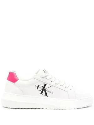 Calvin Klein Logo-print Low-top Sneakers - White