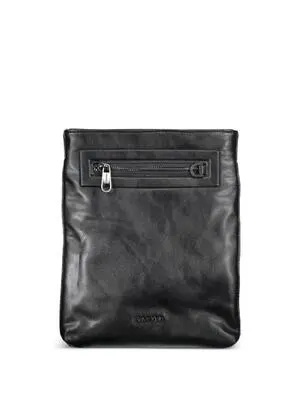 Calvin Klein Logo-appliqué Messenger Bag - Black