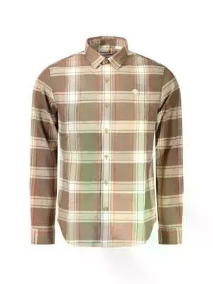 Timberland Plaid Cotton Shirt - Brown