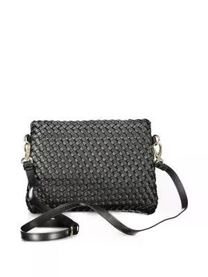 MARIO VALENTINO Woven-design Clutch Bag