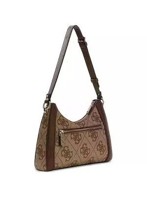Guess Logo Pattern Shoulder Bag - Neutrals
