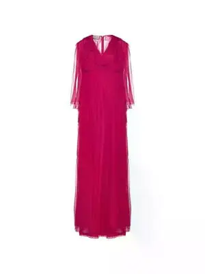 Gucci Ruffled Silk Maxi Dress