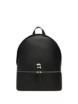 Karl Lagerfeld Ikonik Logo-appliqué Backpack