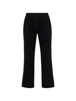 Guess Drawstring Track Pants With Logo Detail - Black