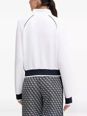 Guess Textured-finish Full-zip Sweatshirt