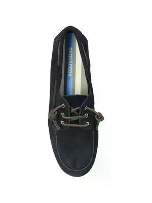 Dsquared2 Lace-up Boat Shoes - Blue