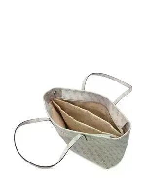 Guess Power Play Monogram Shoulder Bag - Neutrals