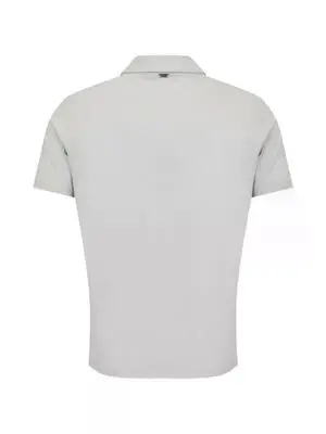 Herno Short-sleeved Polo Shirt - Grey