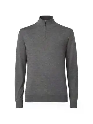 Fedeli Fine-knit Jumper - Grey