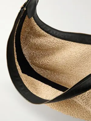 Khaite Augustina Raffia Shoulder Bag - Neutrals