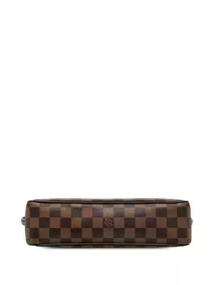 LOUIS VUITTON 2002 Damier Ebene Recoleta Shoulder Bag - Brown