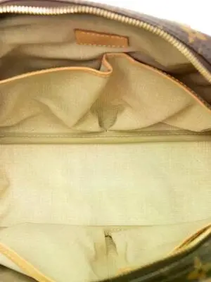 LOUIS VUITTON 2004 Monogram Trouville Handbag - Brown