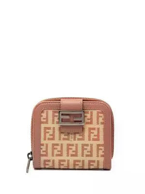 LOUIS VUITTON 2000-2010 Zucchino Canvas Bifold Compact Wallet Small Wallets - Neutrals