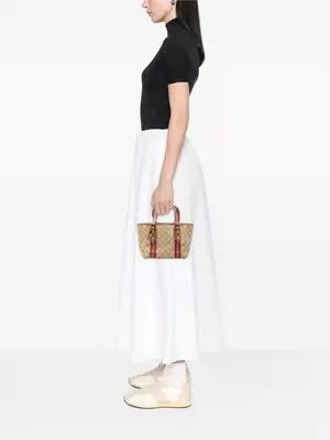 Gucci Gg Canvas Jolicoeur Handbag - Neutrals