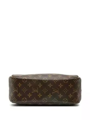 LOUIS VUITTON 2004 Monogram Trouville Handbag - Brown