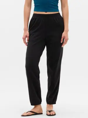 Athleta Airy Cotton Terry Jogger - Black