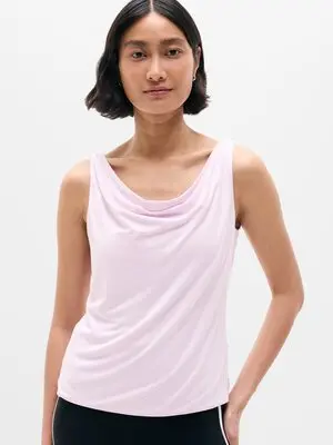 Draped Performance Tops For Women